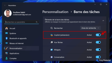 Activer / Désactiver Copilot sur Windows 11